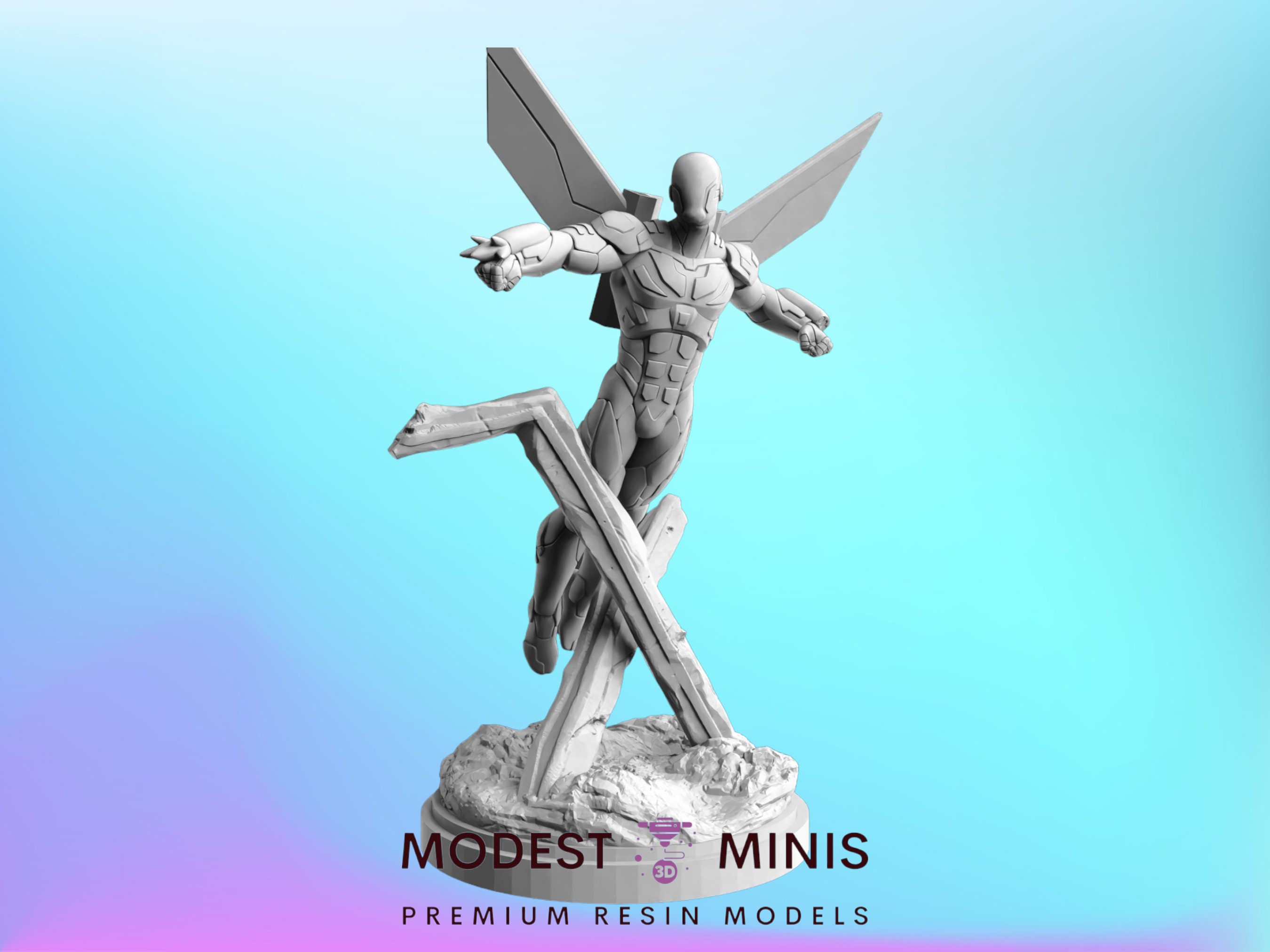 Tiny Gundam 40mm Miniature Dnd Mini Superhero Miniature C27 - Etsy