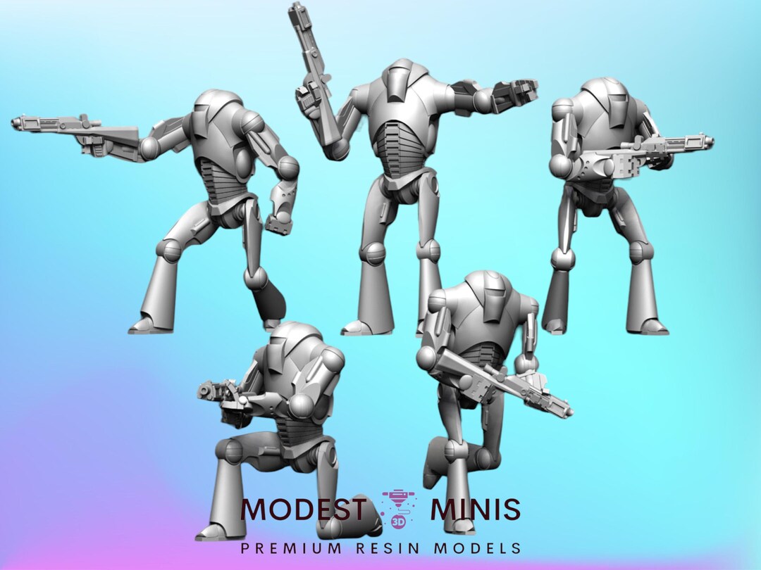 5pc V2 Bots Set - Legion Scale | RPG | Scifi | Role Playing ...