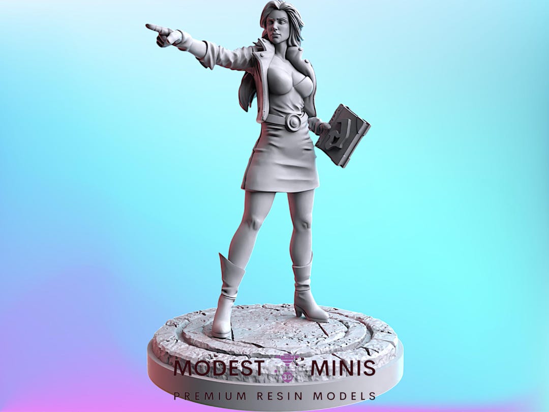 Darkhold Daughter - 40mm Miniature | Dnd Mini | Superhero Miniature ...