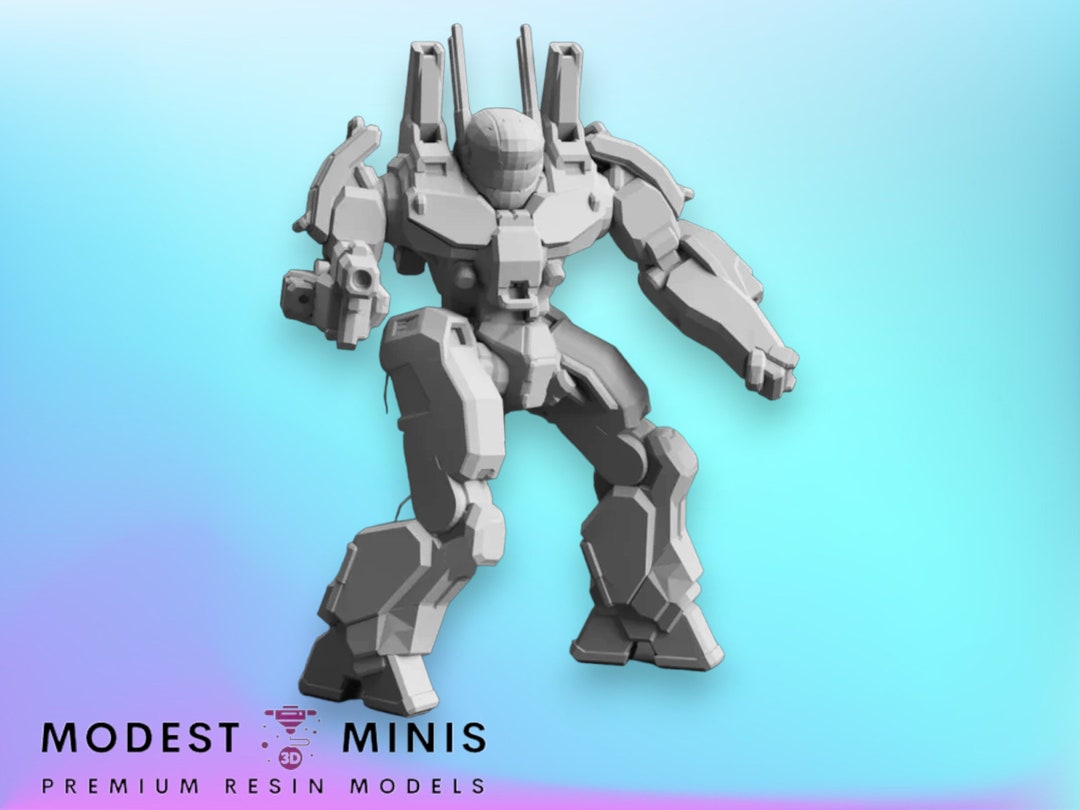 Phoenix Hawk PXH Mech Mini Sci Fi Robot - Etsy