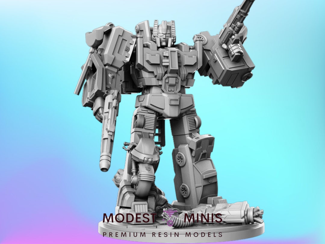 Defendor Bot | Resin 3D Printed Mini | Robot Mech | Dnd | Superhero ...