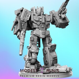 Defendor Bot | Resin 3D Printed Mini | Robot Mech | Dnd | Superhero ...