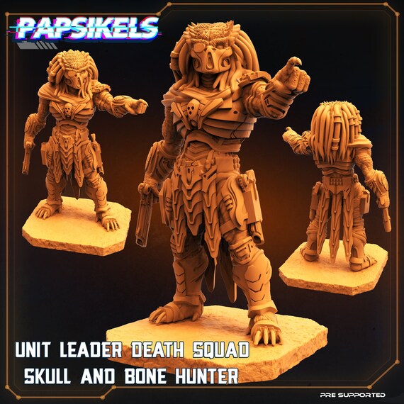 Unit Leader Death Squad Resin 3D Print Alien Miniature RPG - Etsy