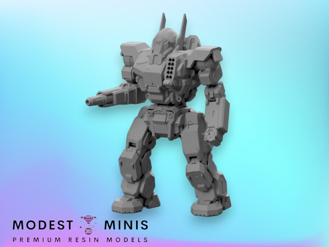 Valkyrie VLK-QA Light Mech Lance Mini Sci Fi Robot - Etsy