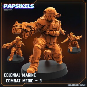 10pc Combat Medic Team - 32mm Scale Cyberpunk Miniature | RPG | Sci Fi ...