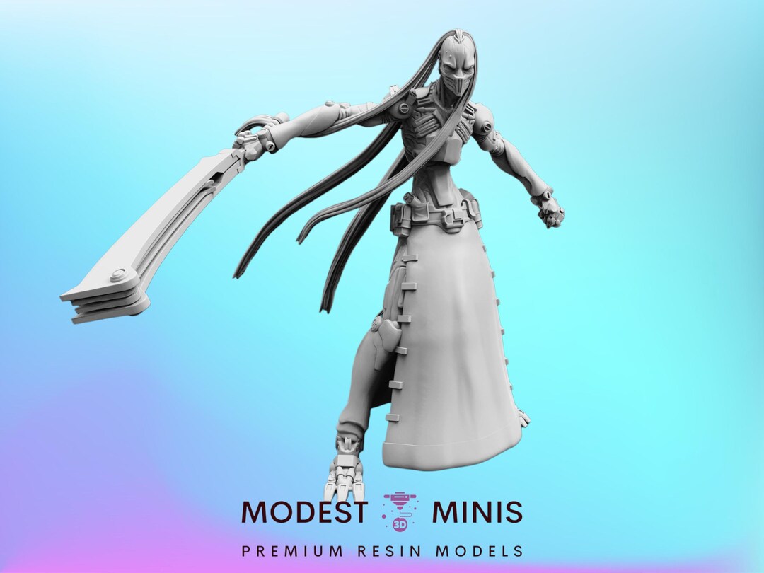 Silicon Cyborg Hydra - Resin 3D Print Alien Miniature | RPG | Sci Fi ...