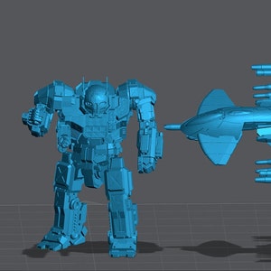 Sabutay Aerospace Battletech Compatible Plane Sci Fi Robot - Etsy