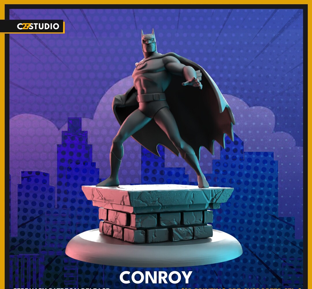 Conroy 40mm Scale Miniature Dnd Mini Superhero Miniature Etsy