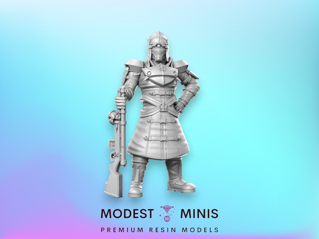 Cerberus Officer - 32mm Scale Dnd Miniature | Dungeons and Dragons ...