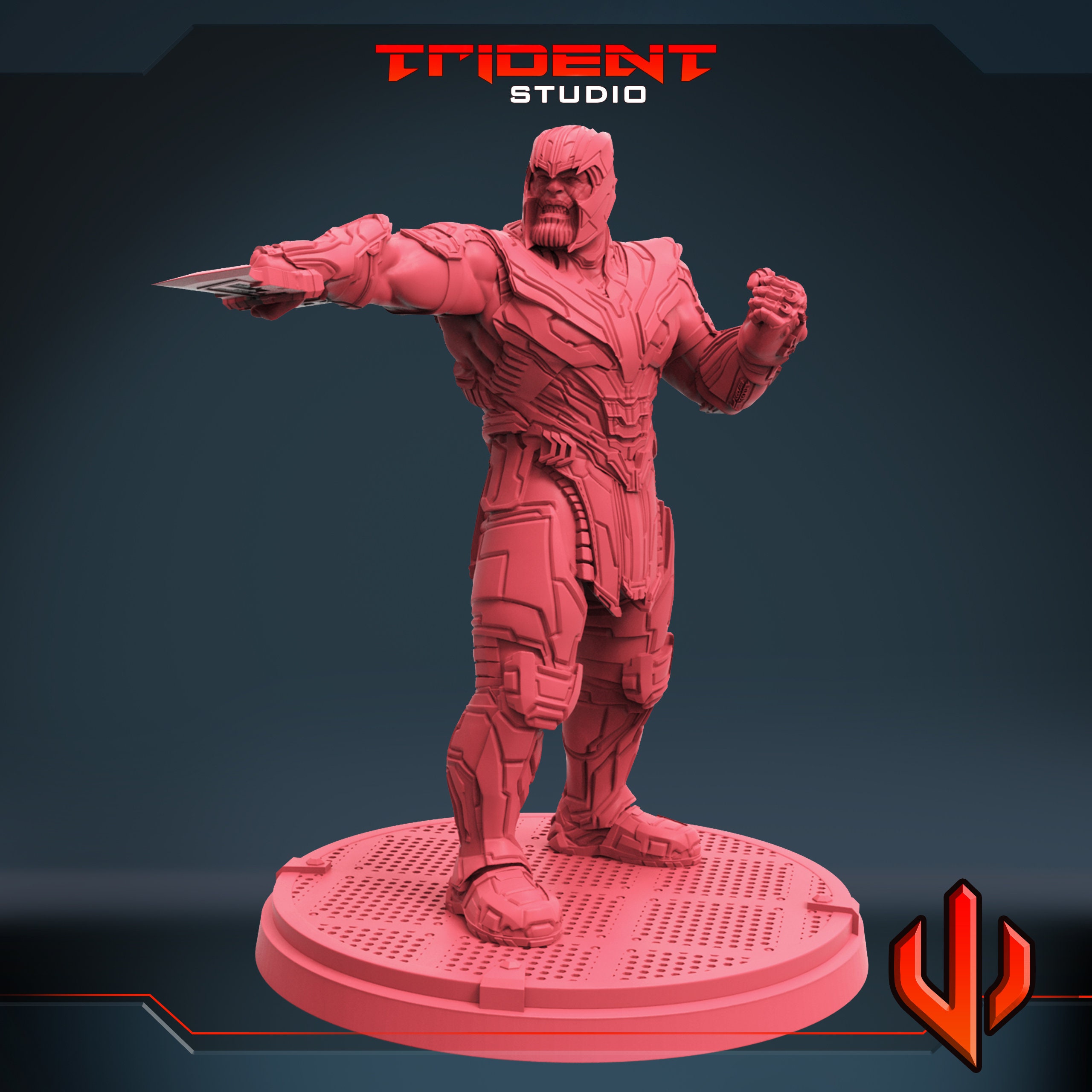 Gauntlet God 40mm Crisis Protocol Miniature Dnd Mini - Etsy