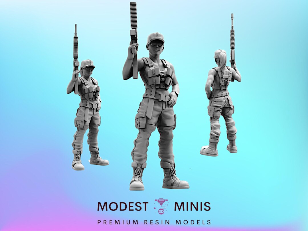 Sarah Condor - Resin 3D Print Alien Miniature | RPG | Sci Fi ...