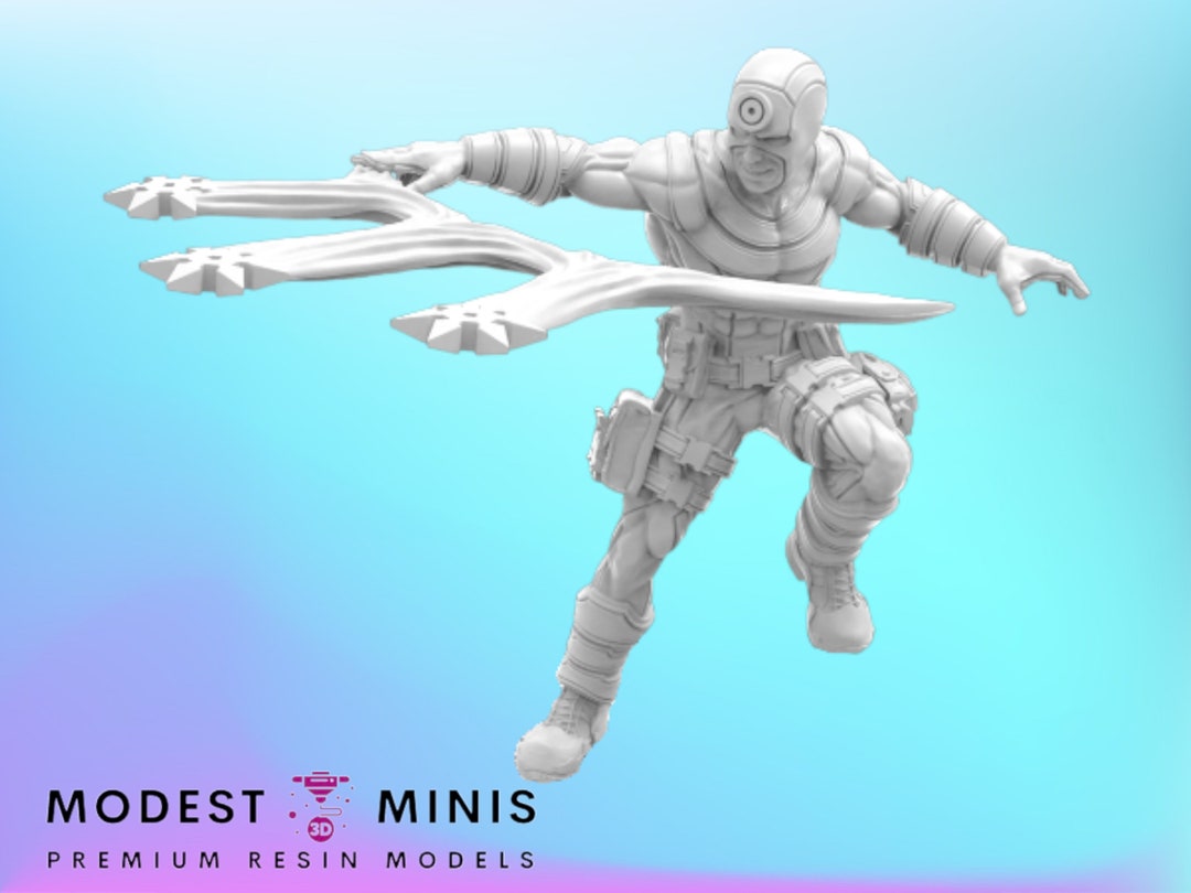 Target A - 40mm Miniature | Dnd Mini | Superhero | Trident - Etsy