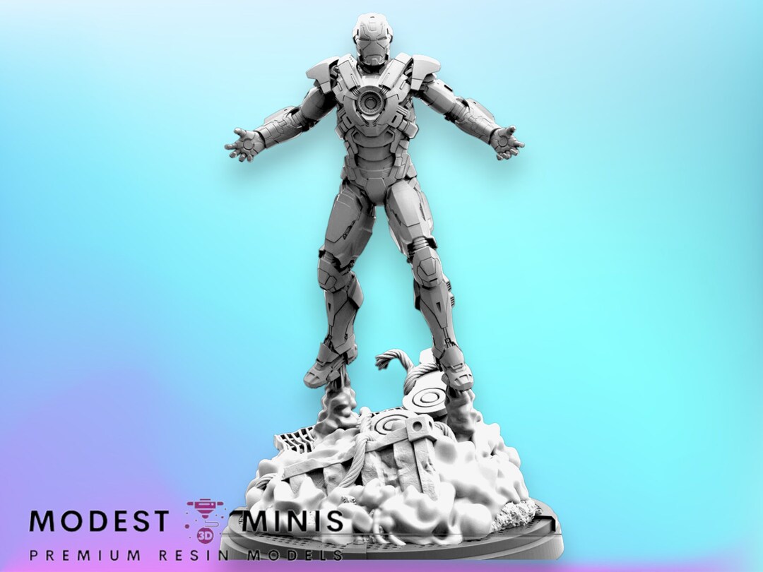 Mk17 40mm Crisis Protocol Miniature Dnd Mini Superhero Trident - Etsy