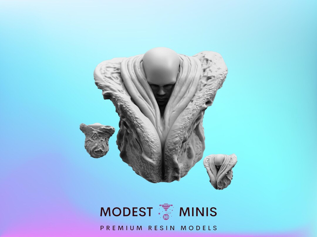 3pc Human Hybrid Offspring Egg - 32mm Scale Alien Miniature | RPG | Sci ...