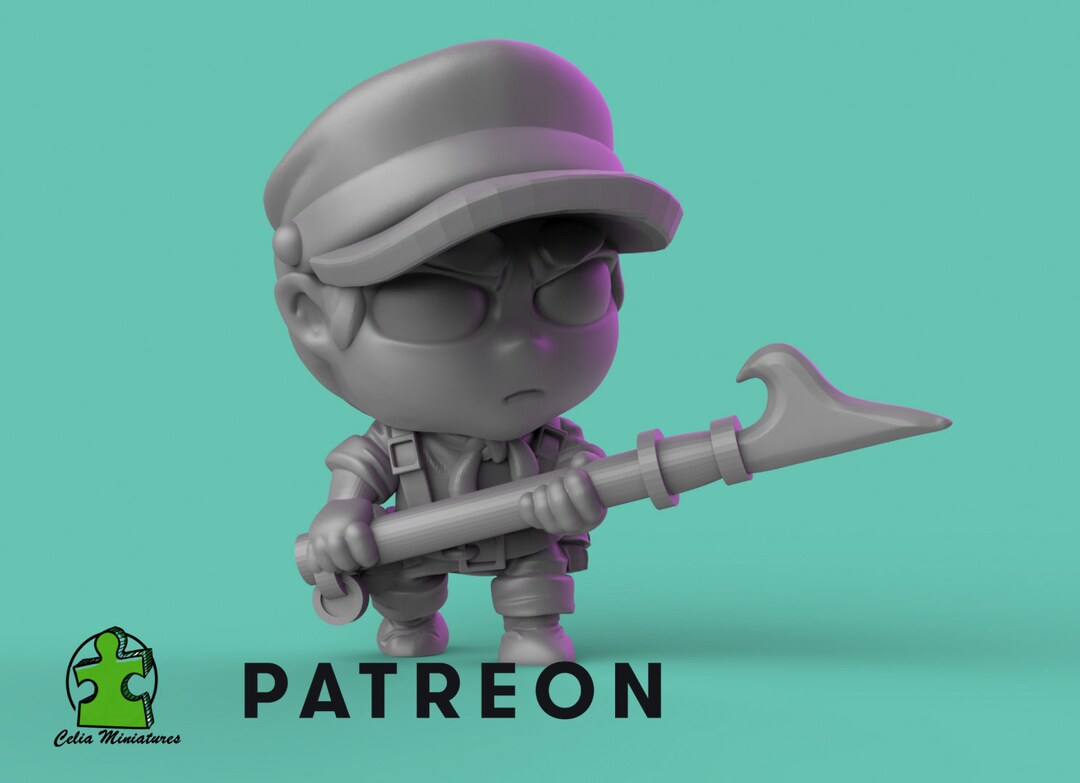 Chibi Sailor - 32mm Scale Miniature | Dnd Miniature | Chibi Mini ...