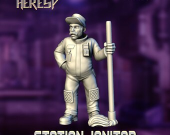 Janitor Miniature - Etsy