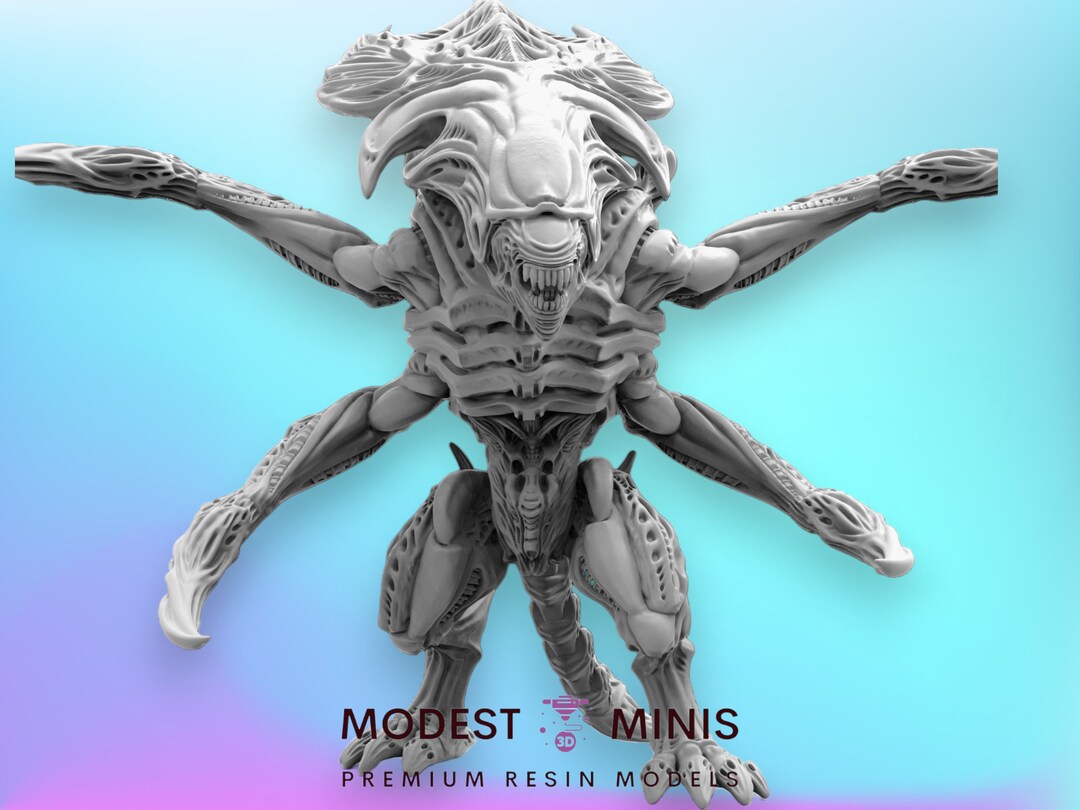 Xeno Brood Father - 32mm Scale Alien Miniature | RPG | Sci Fi | Xeno ...