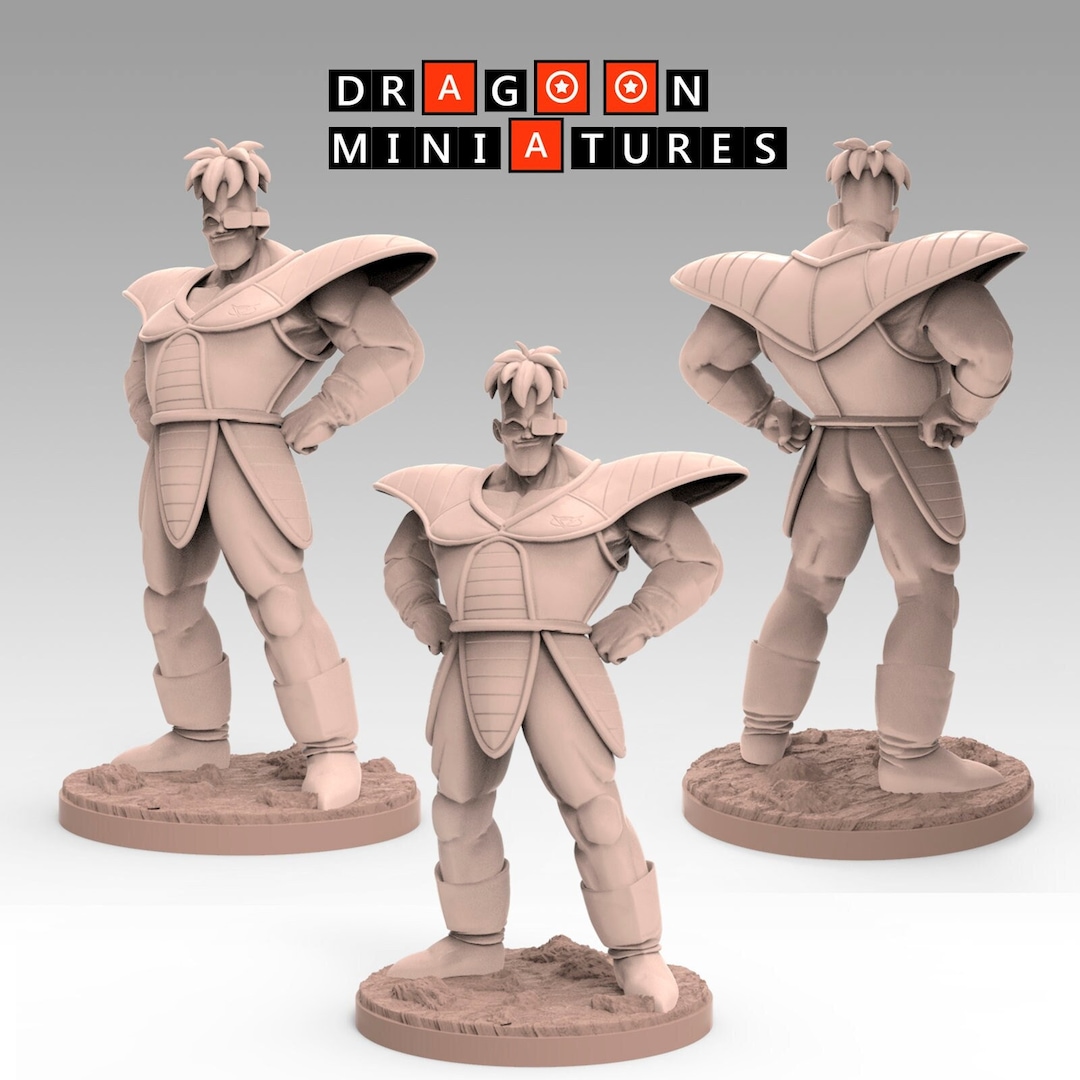 Cream Resin Miniature Dnd Mini Survivor Superhero Miniature Dragoon ...