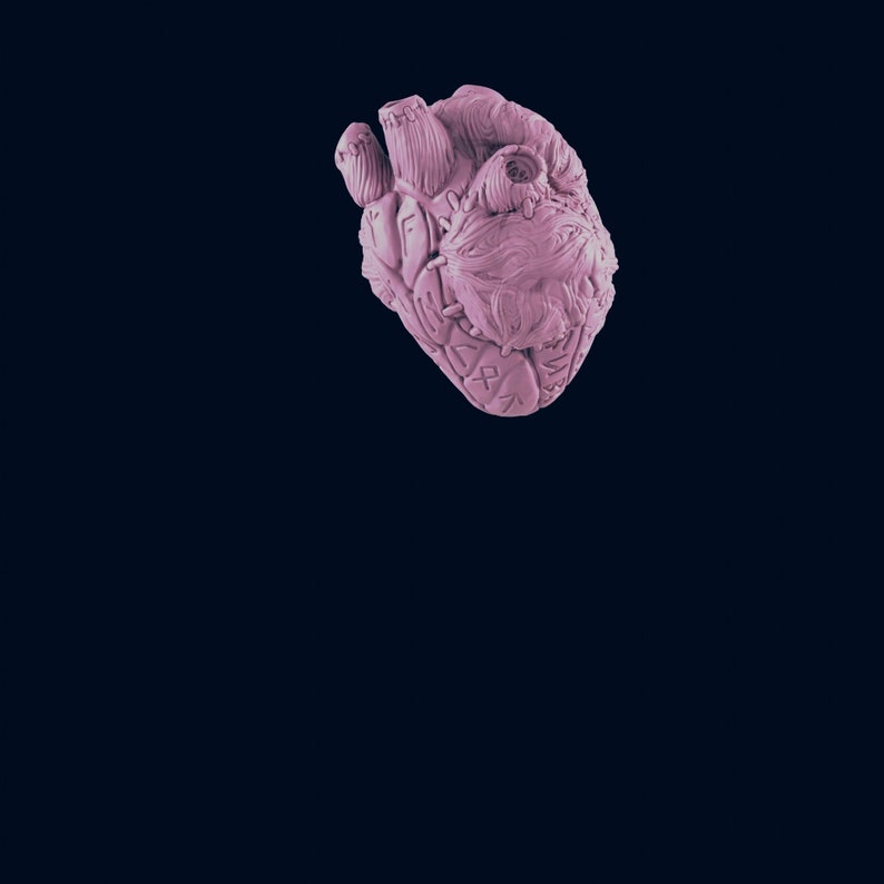 Arcane Heart 3D Printed Tabletop Prop Fantasy Cosplay - Etsy