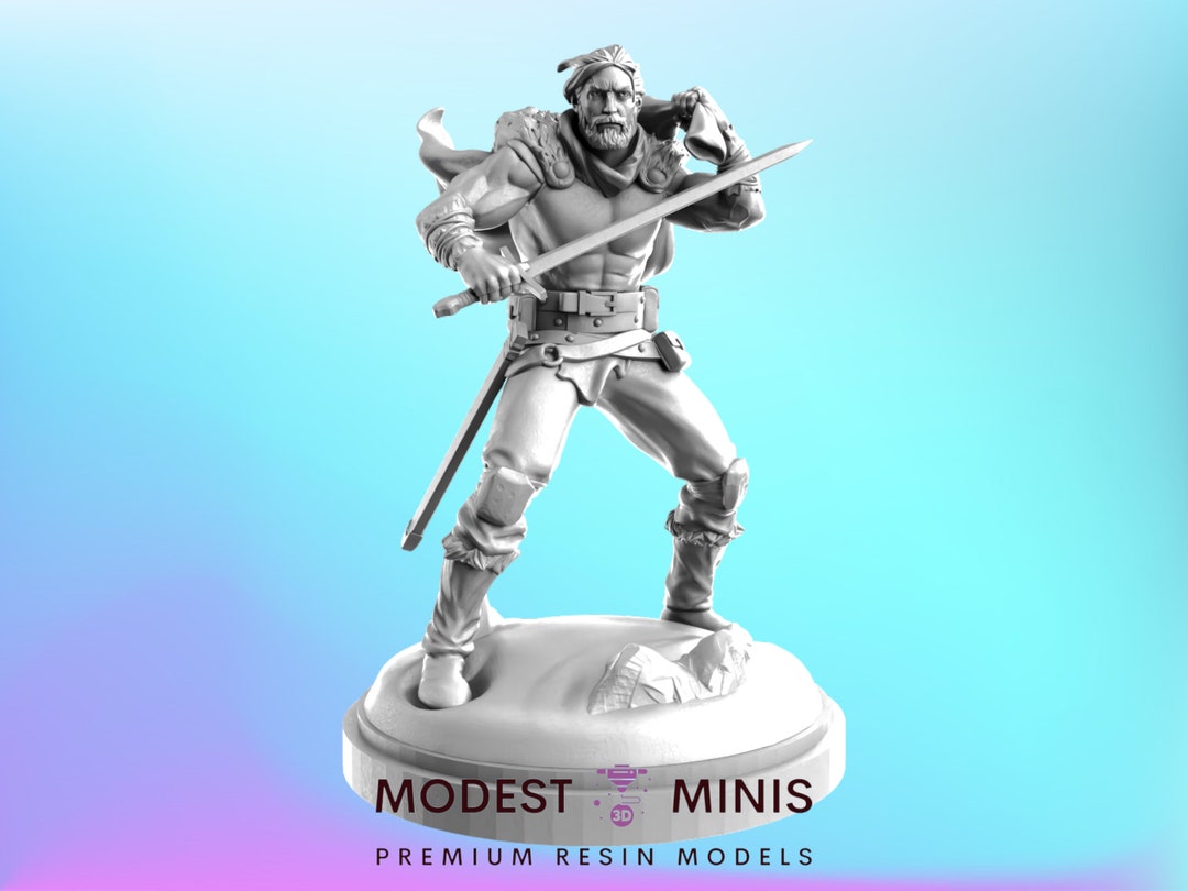 Klaus - 40mm Scale Miniature | Dnd Mini | Superhero Miniature | C27 - Etsy