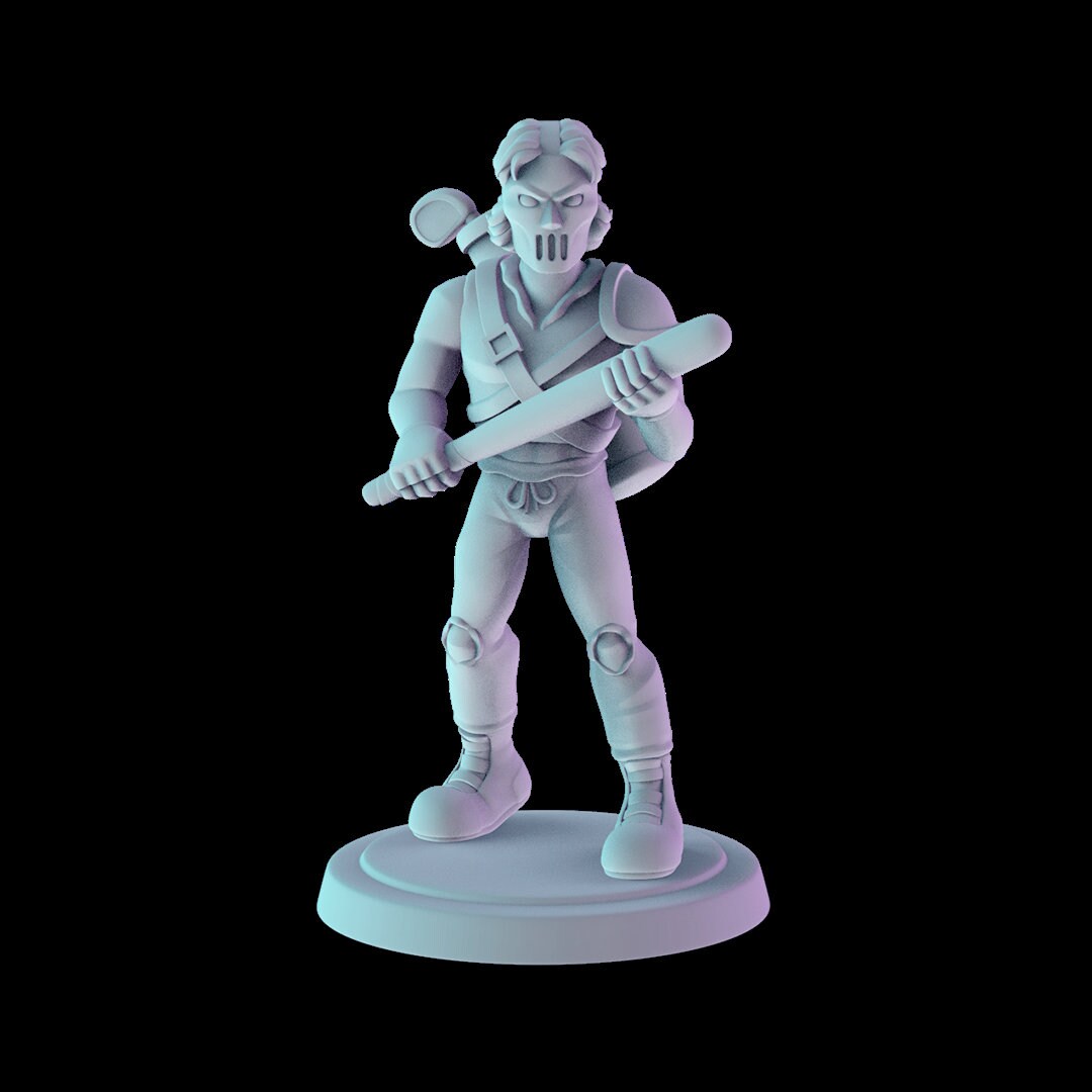 Street Vigilante 2 Resin Miniature Heroic Scale | Survivor | Dnd Mini ...