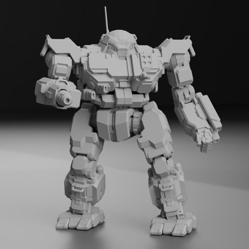 Phoenix Hawk PXH Mech Mini Sci Fi Robot - Etsy