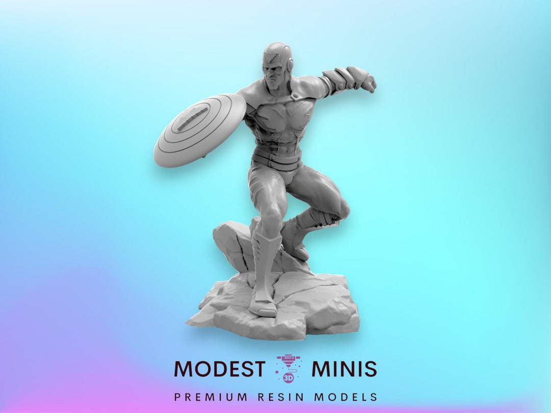 Phoenix Cap 40mm Crisis Protocol Miniature Dnd Mini Superhero Trident ...
