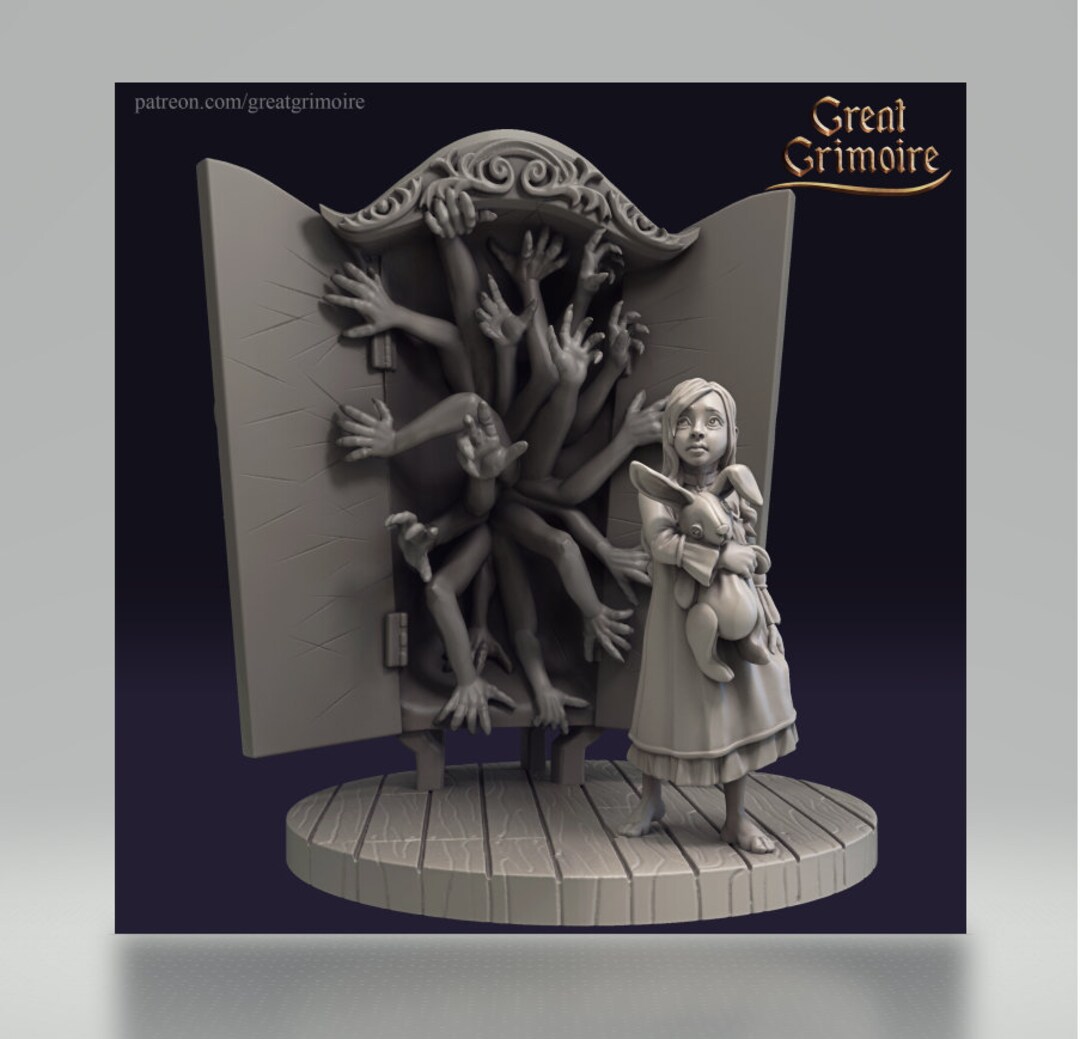 Nightmare Closet - 32mm Scale Tabletop Gaming Minis - Dnd Miniature ...