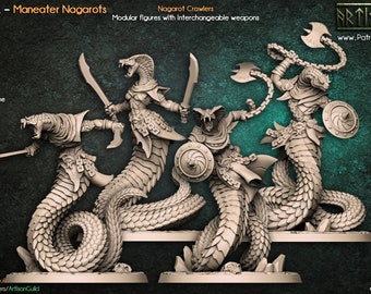 Dnd Naga Miniature - Etsy