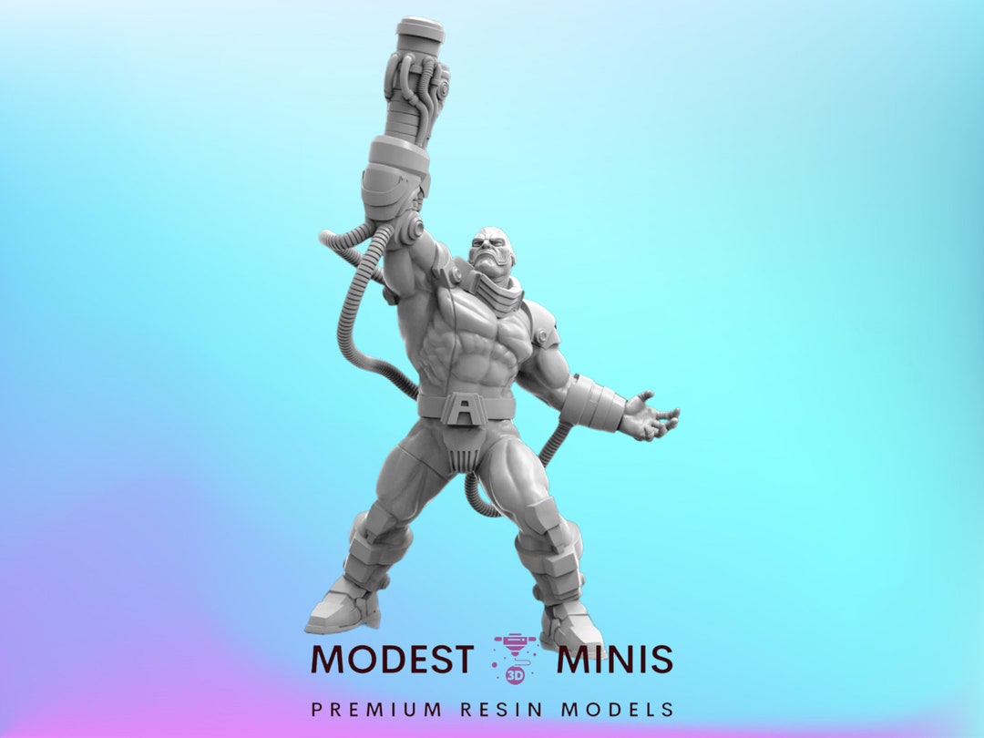 Mutant End A - 40mm Miniature | Dnd Mini | Superhero | Trident - Etsy