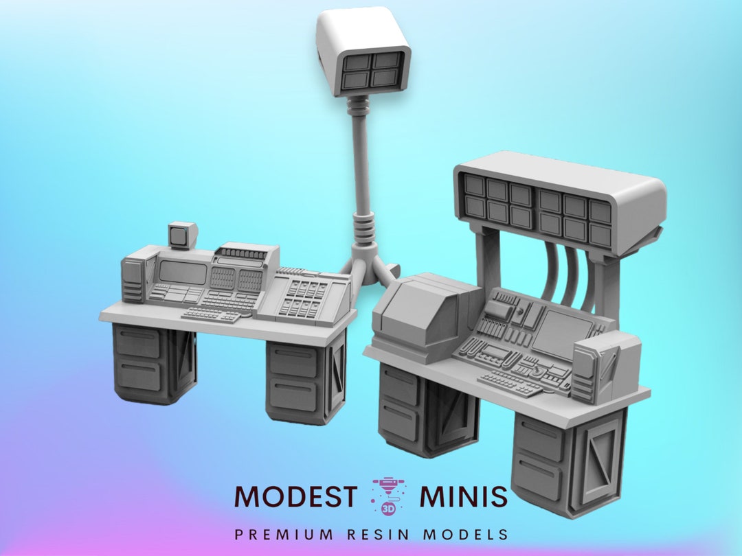 Star Entrance Control Station - Resin 3D Print Alien Miniature | RPG ...