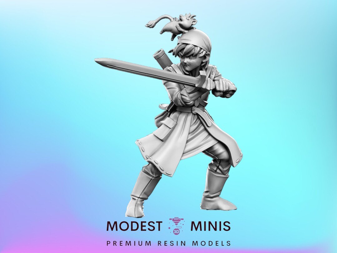 DQ Lynx - 32mm Scale Dnd Miniature | Dungeons and Dragons | JRPG Mini ...