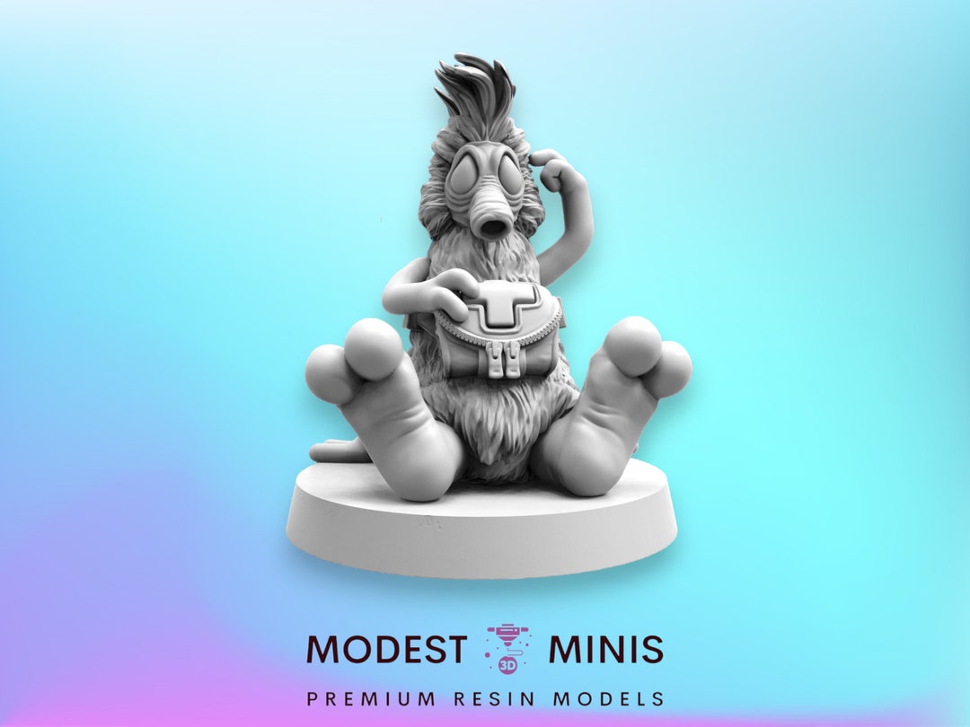 6pc Fuzzy Aliens Set - Resin Scale Alien Miniature | RPG | Sci Fi ...