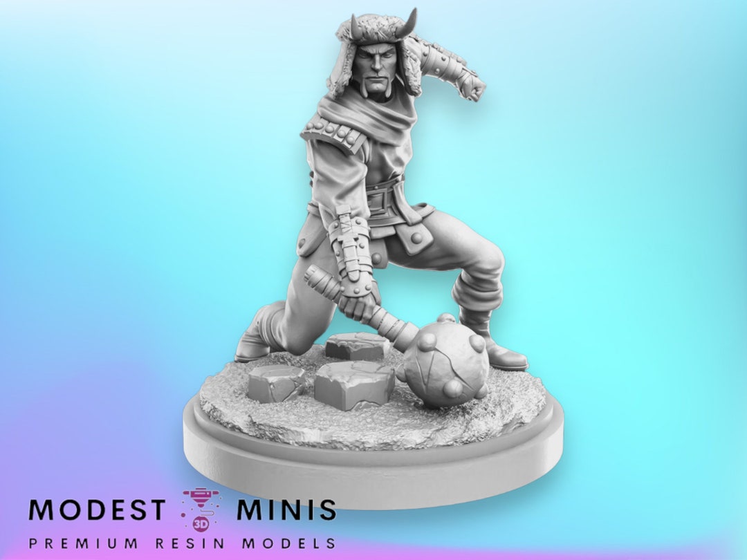 Hogan - 40mm Scale Miniature | Dnd Mini | Superhero Miniature | C27 - Etsy