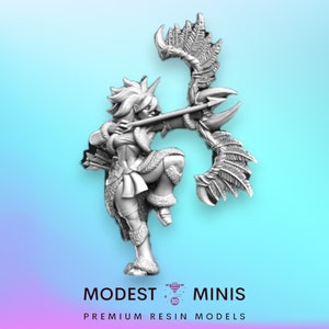 Kira Female Ranger - 32mm Scale Dnd Miniature | Dungeons and Dragons ...