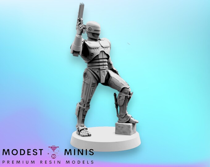 Series 2 Corpo Cop B Robot - 32mm Scale Miniature | RPG | Sci Fi ...