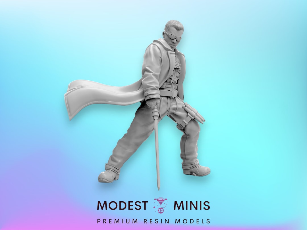 Nightwalker - 40mm Miniature | Dnd Mini | Superhero | Trident - Etsy