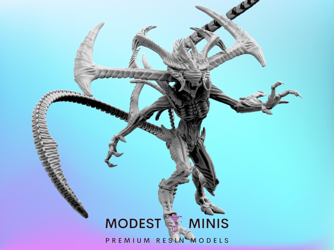 Xeno Diablo - 32mm Scale Alien Miniature | RPG | Sci Fi | Cyberpunk ...