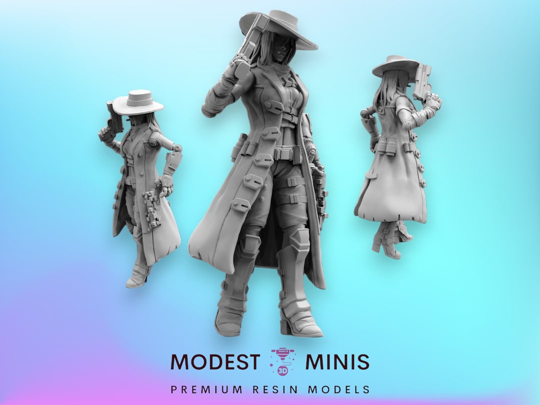 Kate Bane 2 - Resin Cyberpunk Miniature | RPG | Sci Fi | Role Playing ...