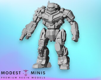 Battletech Miniatures Black Knight BL-7-KNT Special Variant by Syllogy ...