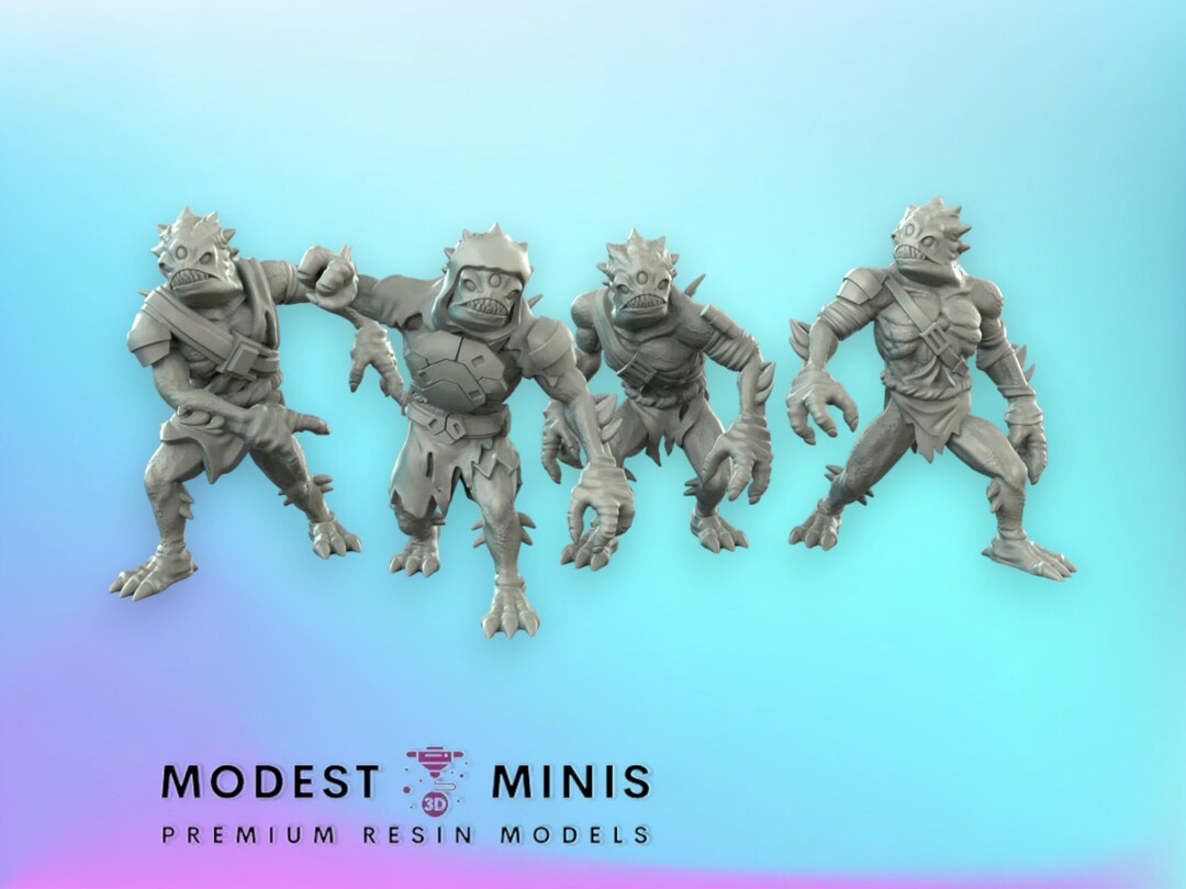 4pc Evolved Space Ghoul - 35mm Legion Scale | RPG | Scifi | Role ...