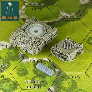 Nesun Raket Missile Carrier Tank Mech Mini Sci Fi Robot Sir Mortimer Bombito - Etsy