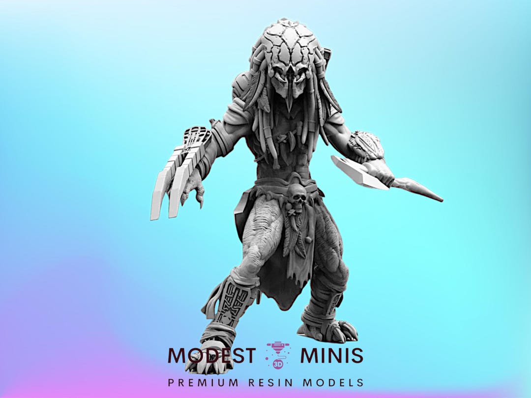 Feral Skull Hunter Stalker Bird - 32mm Scale Alien Miniature | RPG ...