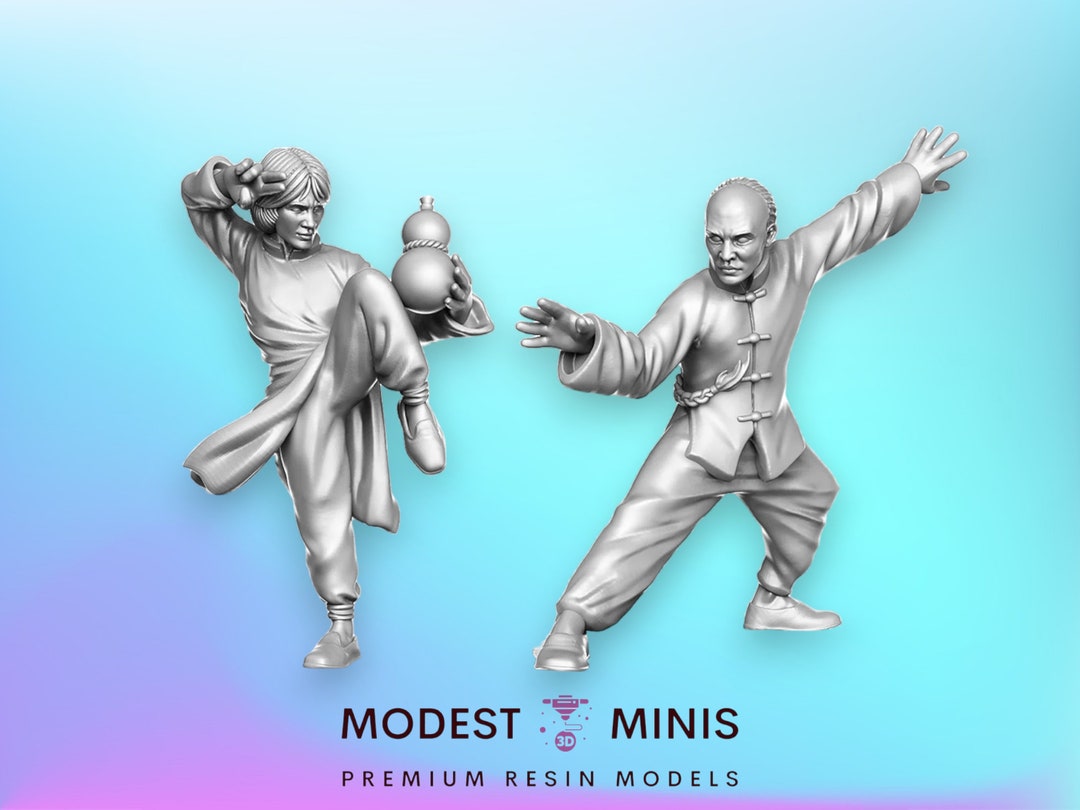 2pc Drunk and Lit FIGHT Set - 32mm Scale | Dnd Mini | Superhero Pop ...