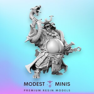 Oni General Demon Orc - 32mm Scale Dnd Miniature | Dungeons and Dragons ...