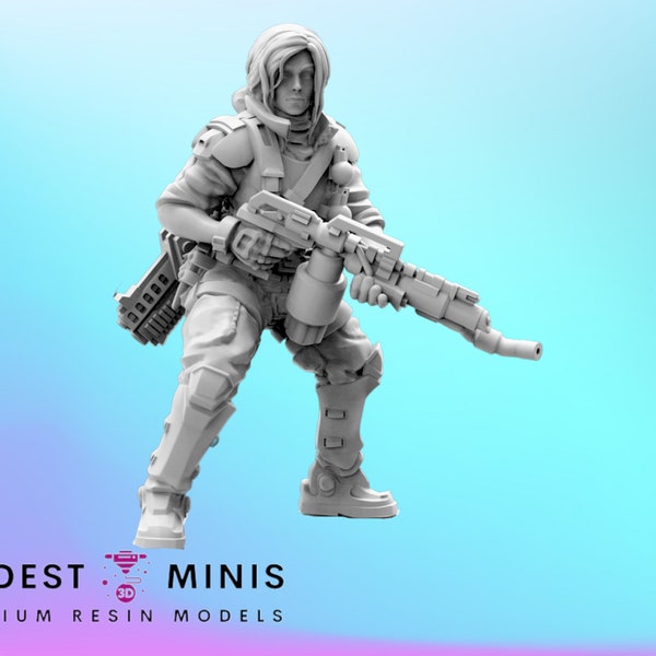 Female Marine Miniatures - Etsy