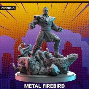Metal Firebird - 40mm Scale Miniature | Dnd Mini | Superhero Miniature ...