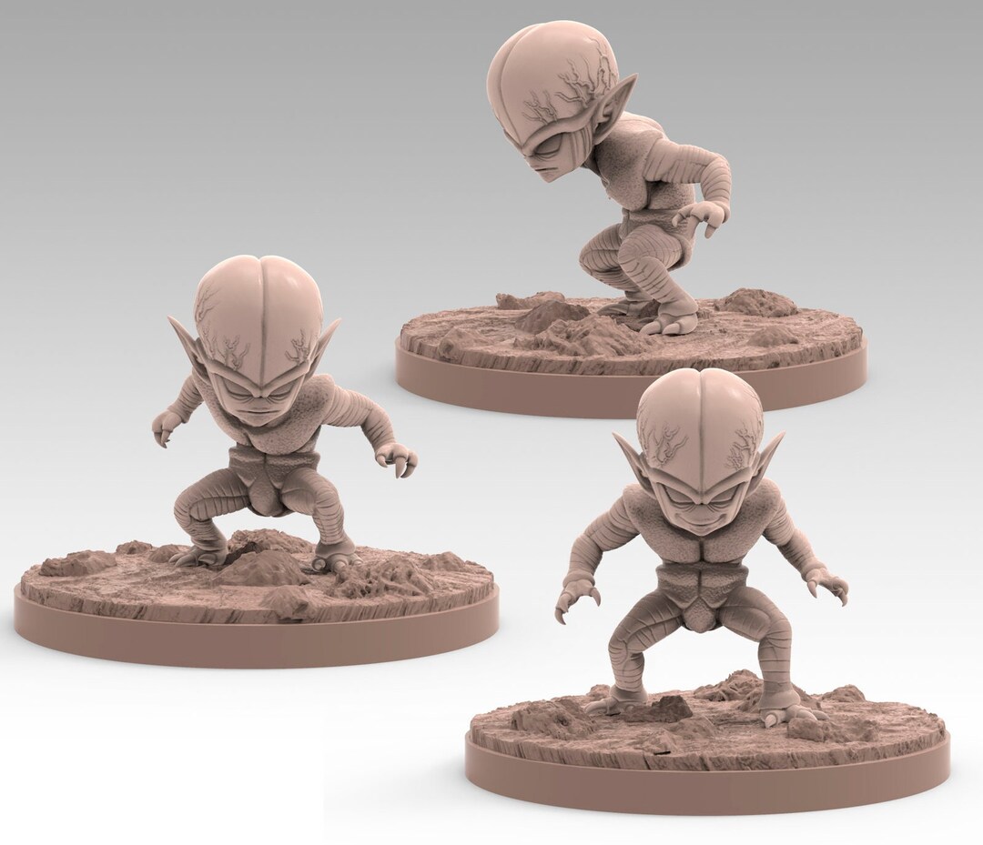 Ground Aliens Resin Miniature Dnd Mini Survivor Superhero Miniature ...