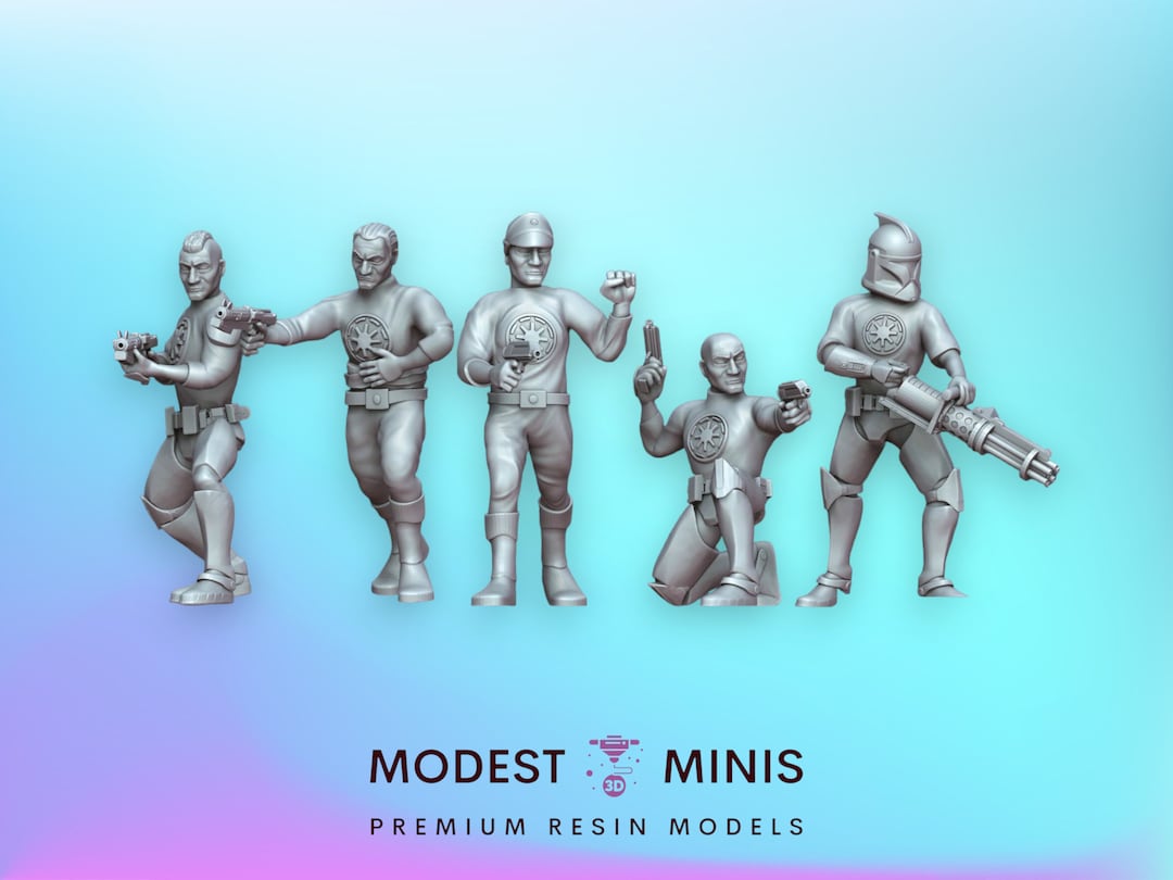 5pc Jailbreaker Clones Set - Legion Scale | RPG | Scifi | Role Playing ...