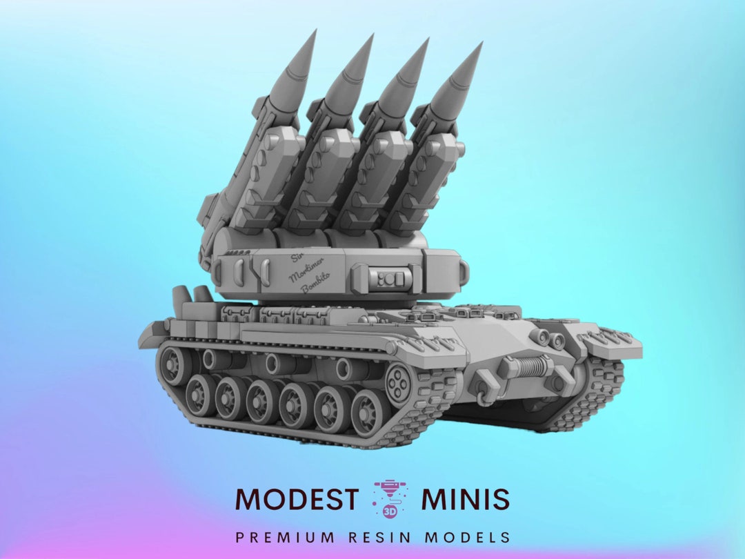 Nesun Raket HEAVY Surface to Air Tank | 1:265 | 285 | 6mm | - Etsy